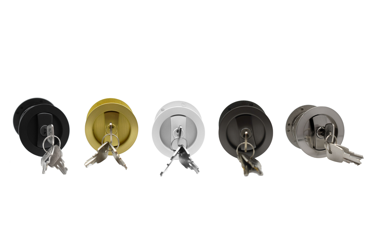 T98 - Round Sliding Cavity Door Key Set – Handle House