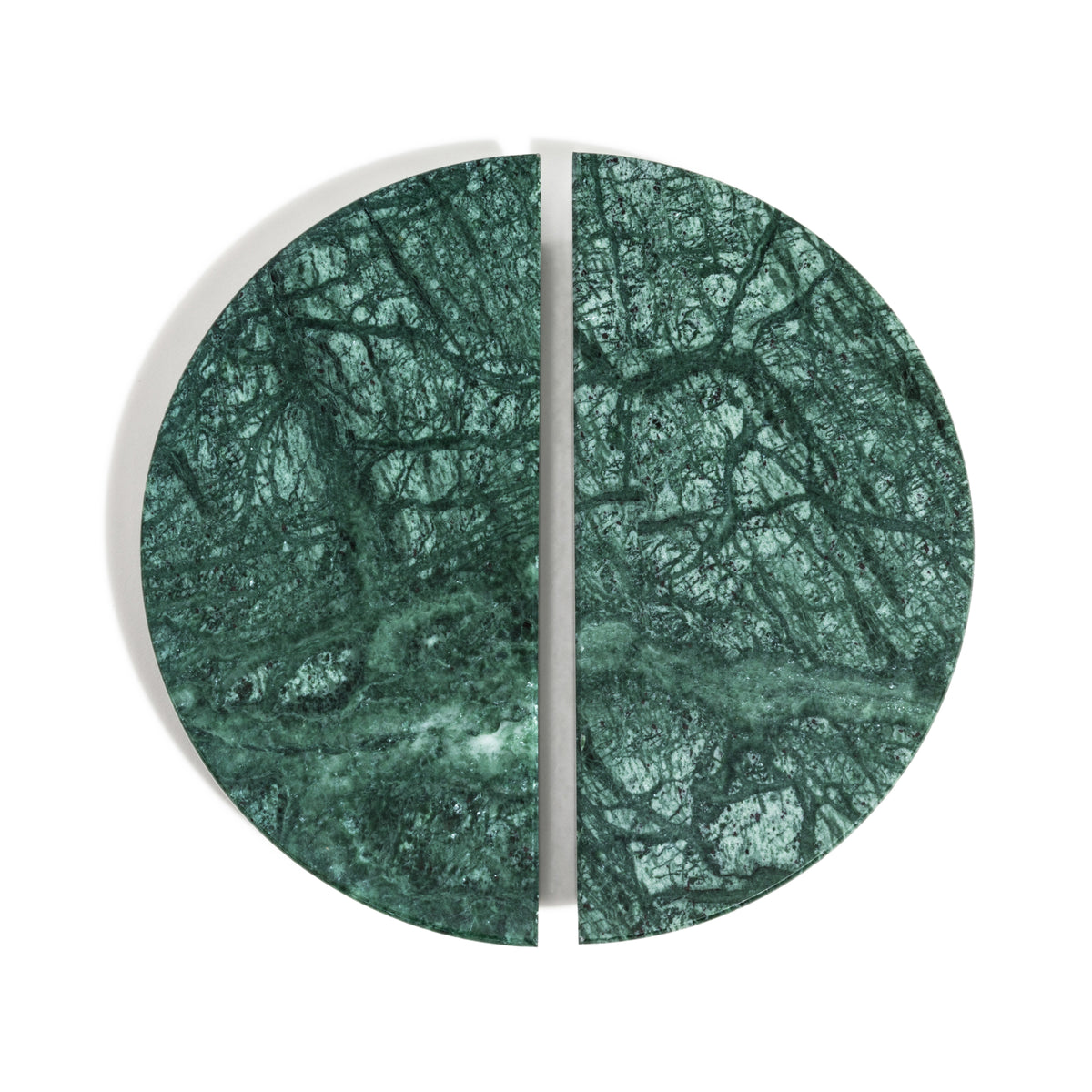 K157- Green Marble Mani Half Moon Knob – Handle House