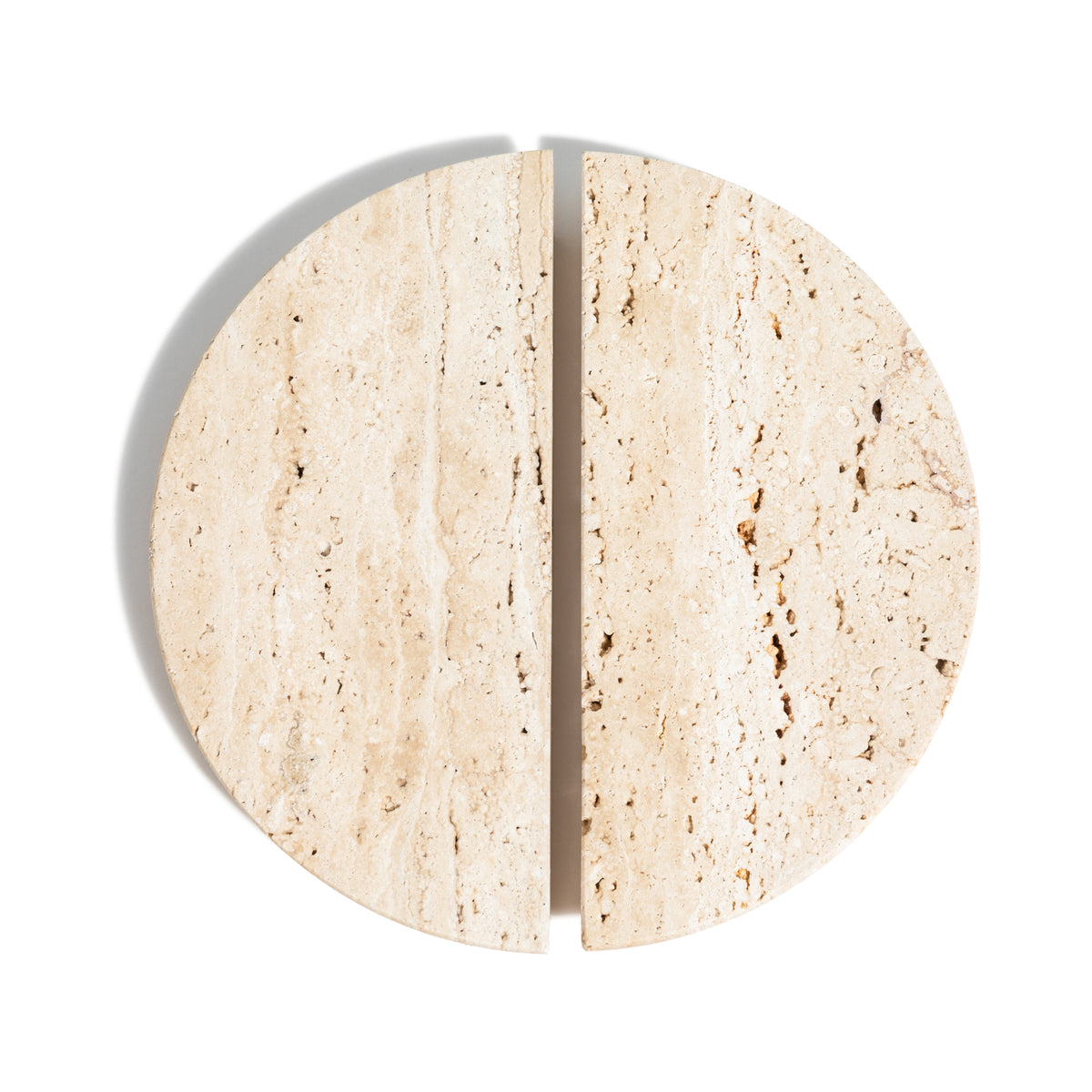 K157 – Travertine Mani Half Moon Knob – Handle House