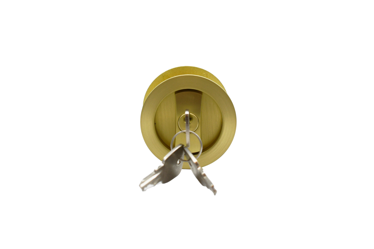 T98 - Round Sliding Cavity Door Key Set – Handle House